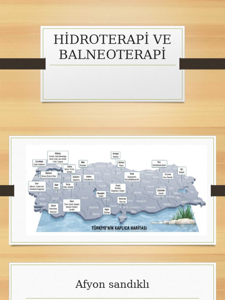 Hä°droterapä° Ve Balneoterapä° | PDF