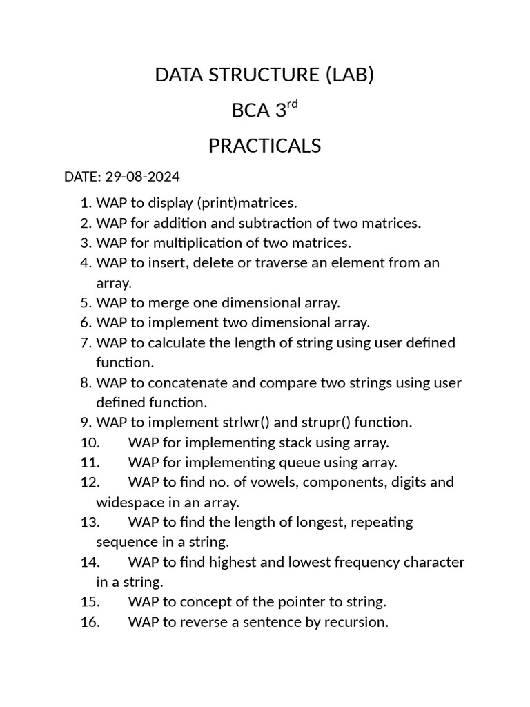 Data Structure | PDF
