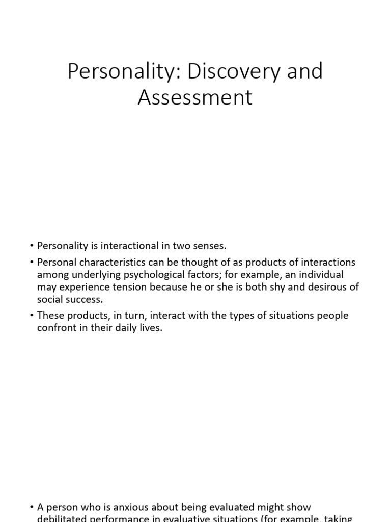 Personality | PDF