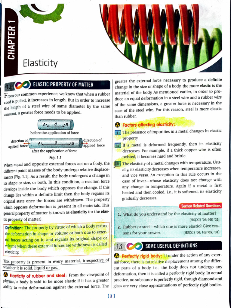 Elasticity 1 | PDF