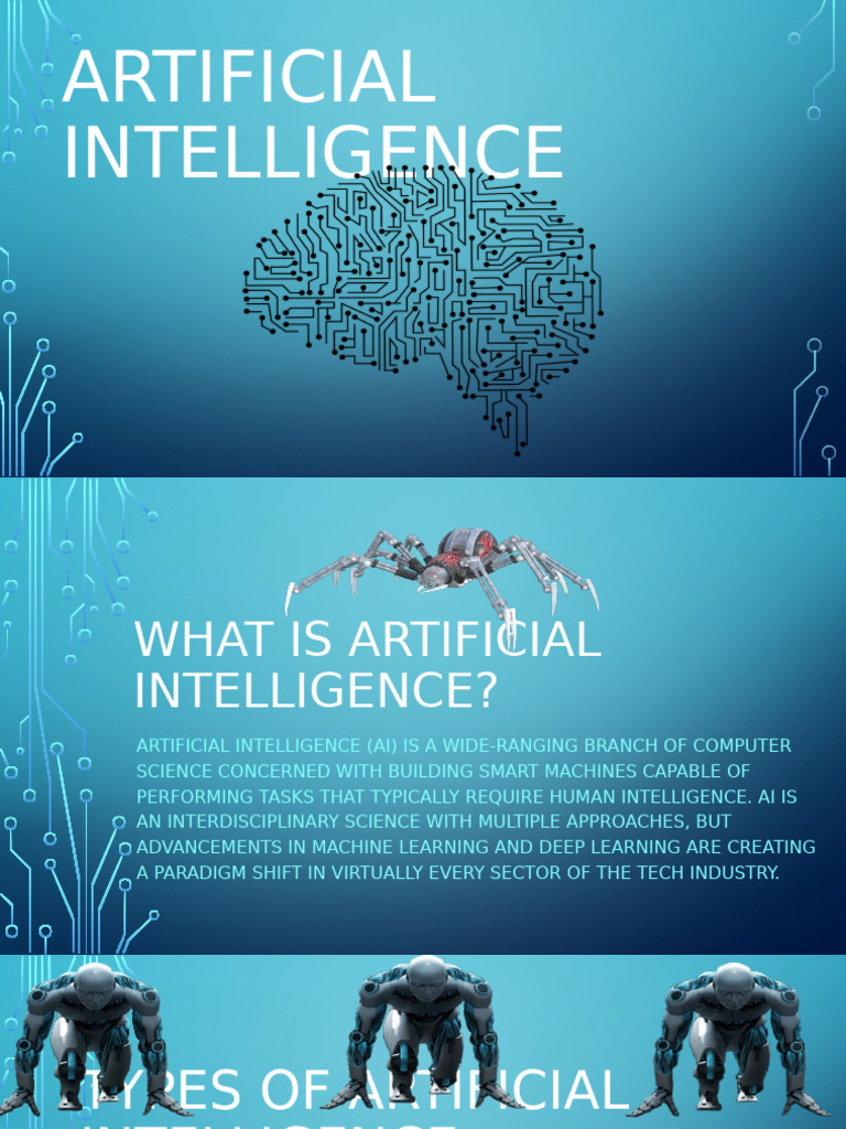 Artificial Intelligence (Simple Presentation) | PDF