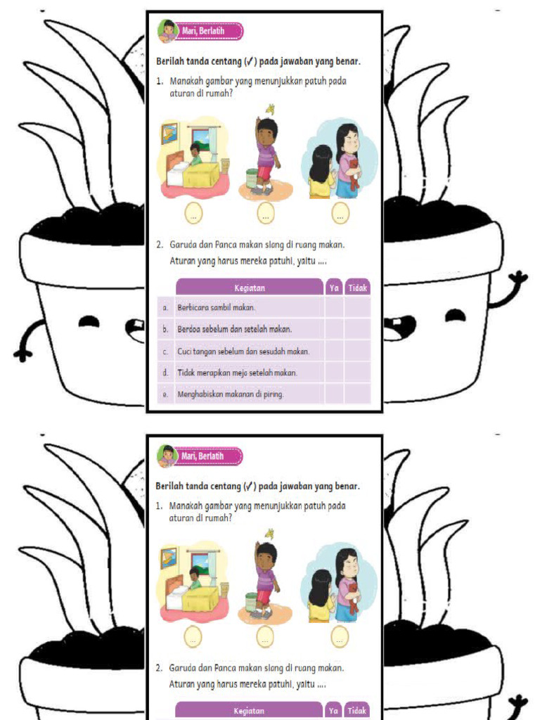 LKPD Panca Aturan Di Rumah 3 | PDF