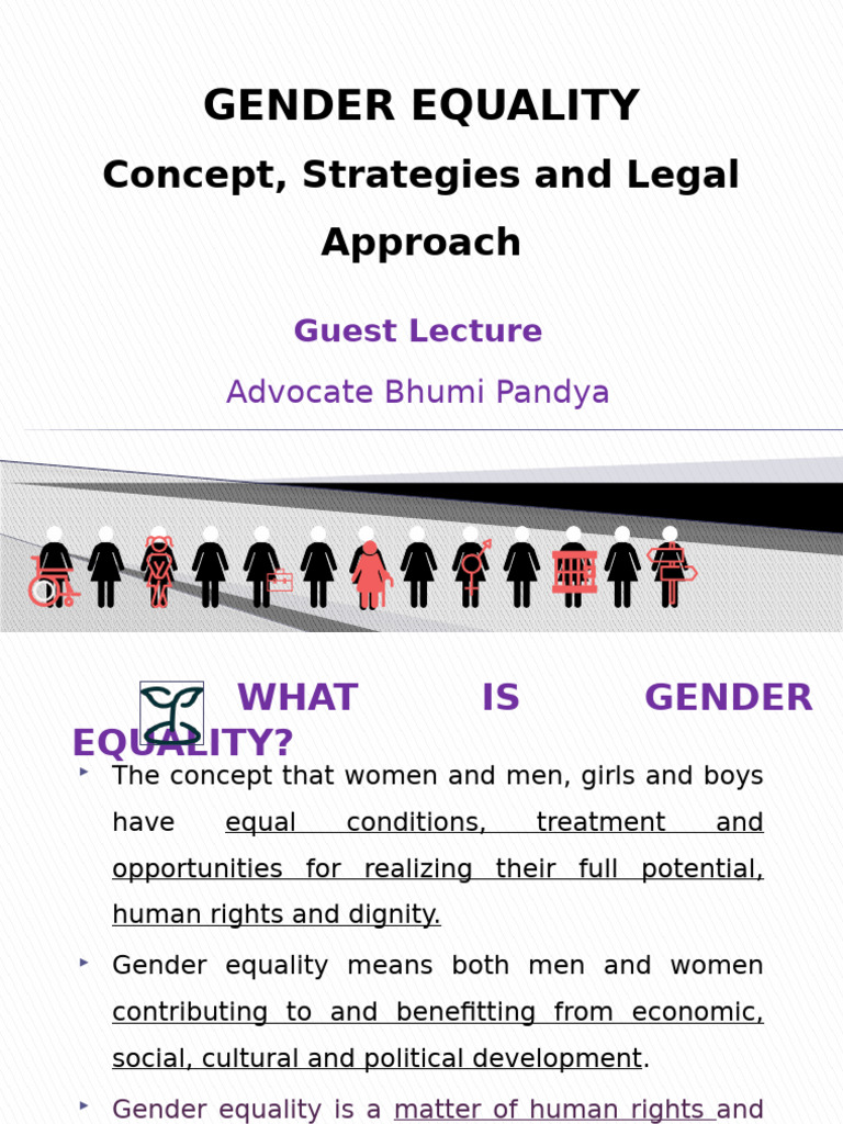 BhumiPandya Gender Equality | PDF