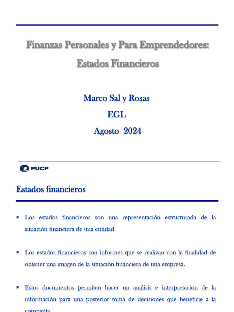 Análisis EEFF | PDF