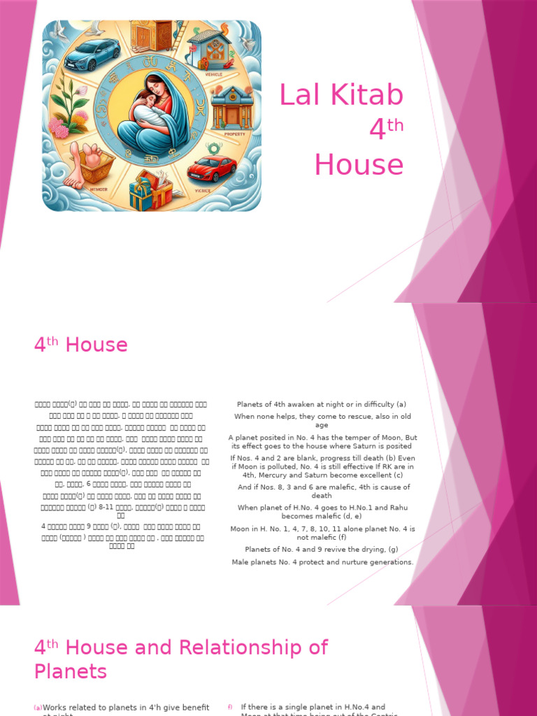 Lal Kitab Insights on 4th House Planets | PDF | Planets In Astrology ...