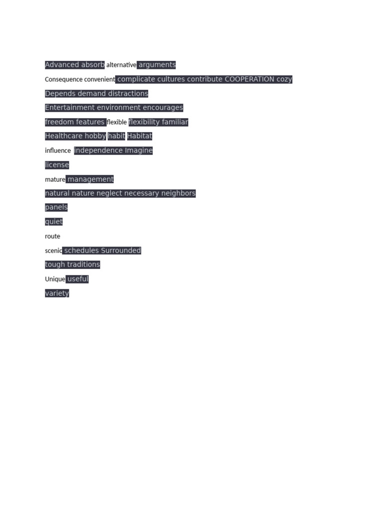 Advanced Absorb Alternative Arguments | PDF