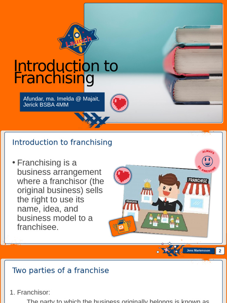 Introduction To Franchising | PDF