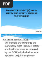 DO 252-25: Revised OSH Regulations 2025 | PDF | Occupational Safety And ...