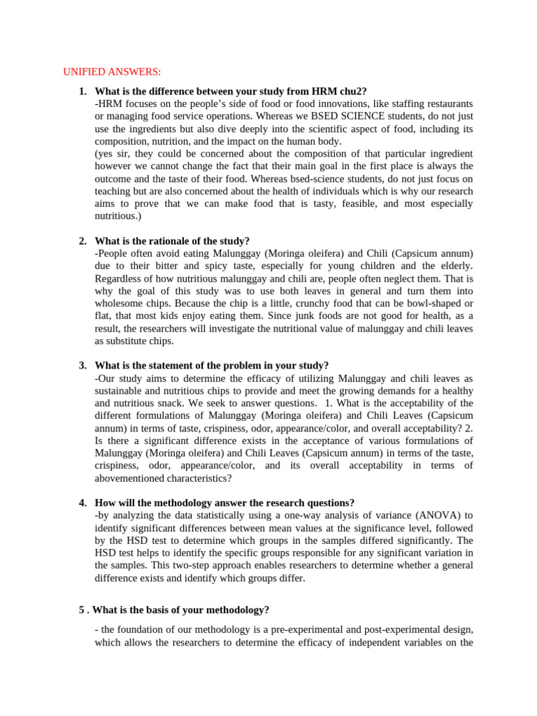 Script Unified Answers | PDF