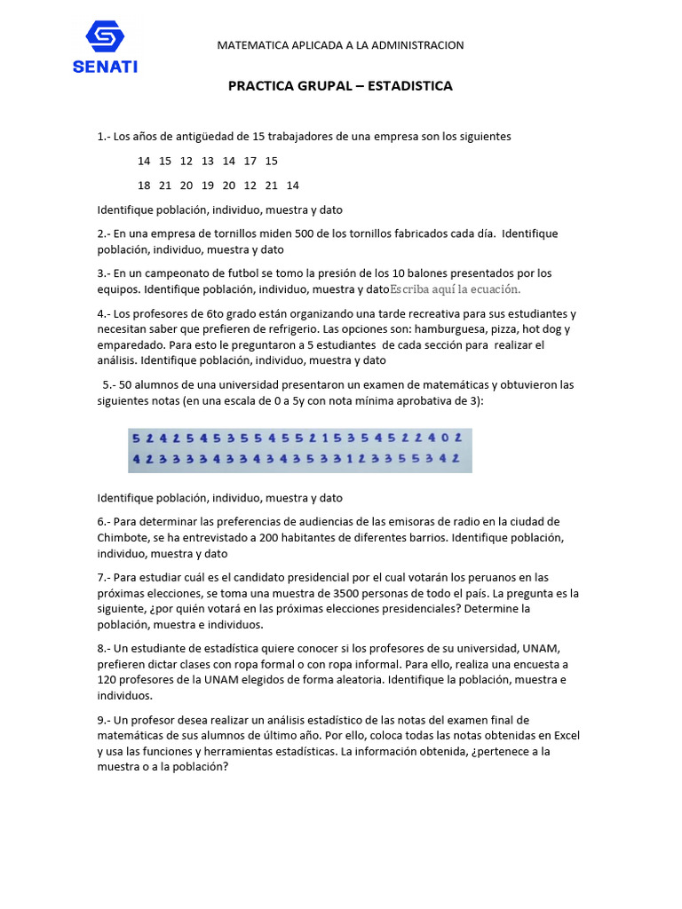 Practica Grupal - Estadistica | PDF