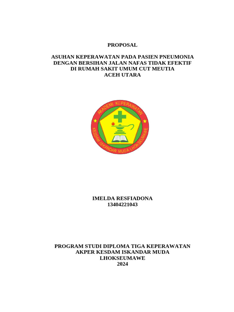 PROPOSAL IMELDA 1 2 3 (1) Revisi | PDF