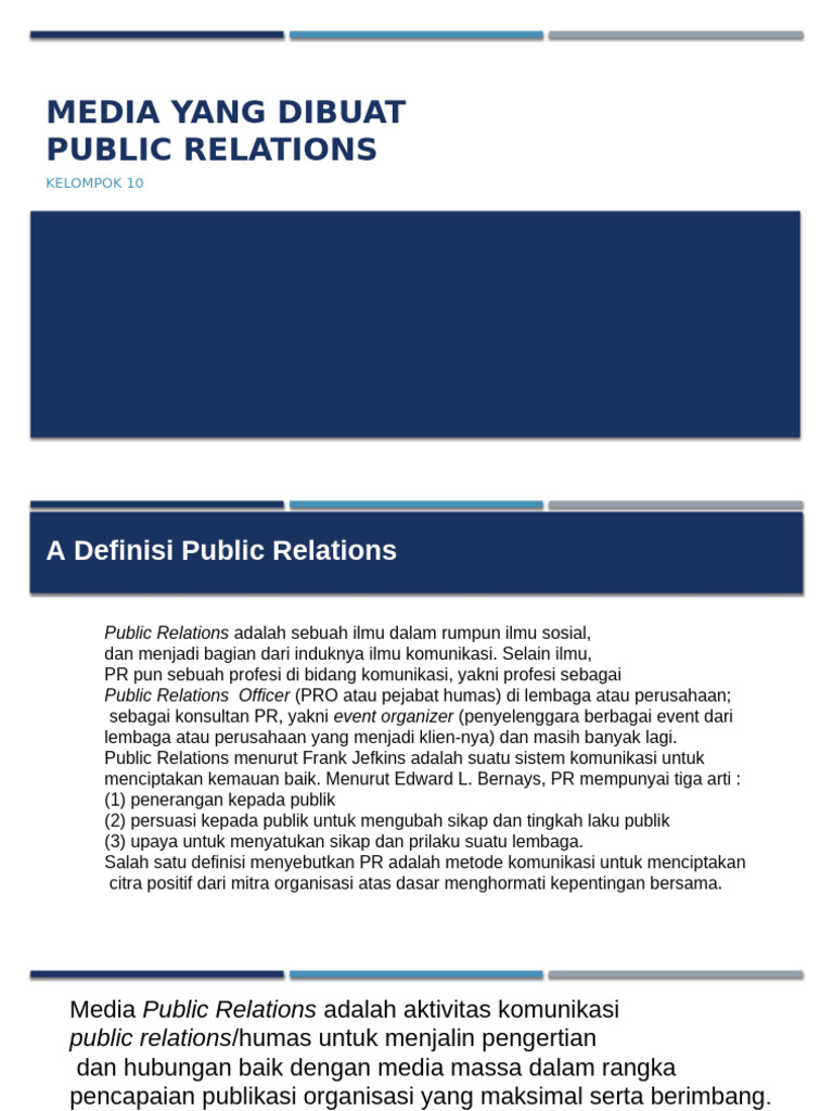 Kelompok 10 Public Relation | PDF