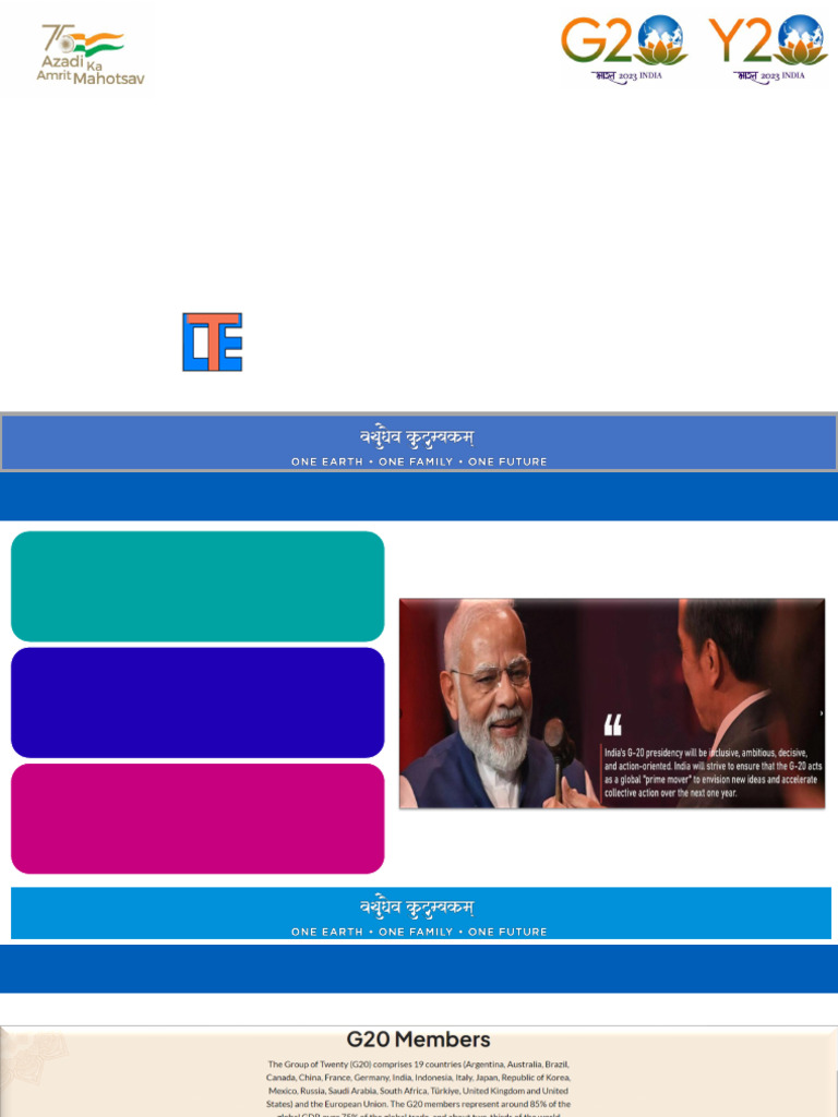 Y20 Presentation | PDF | Sustainability | Economies