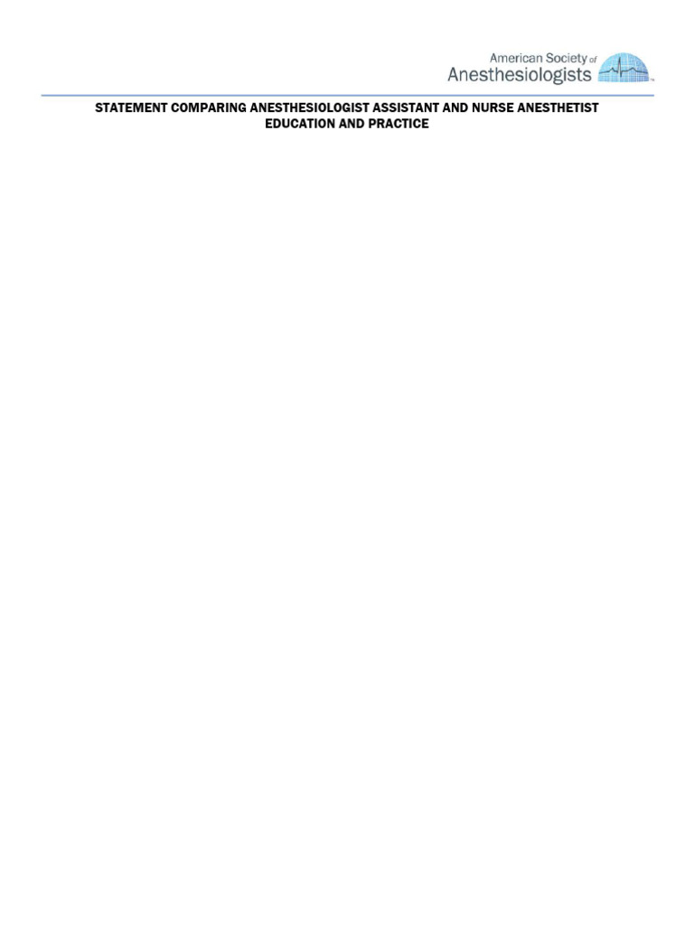Statement Comparing Aa Na Educn and Practice | PDF