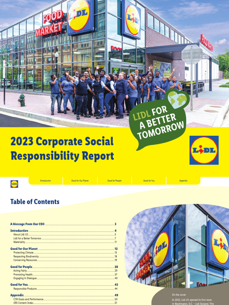 2023 Lidl US CSR Report | PDF