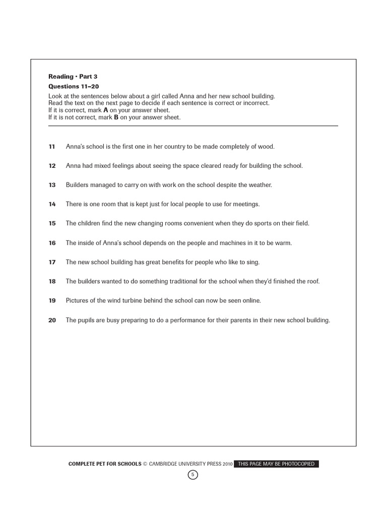 Reading Practice 1 | PDF