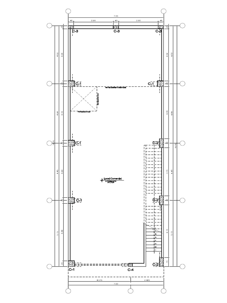 Plano de Columnas | PDF