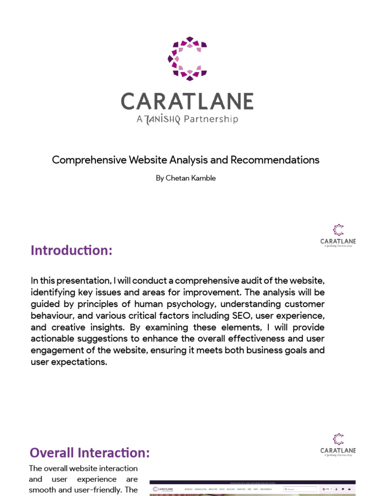 Assignment - Caratlane | PDF
