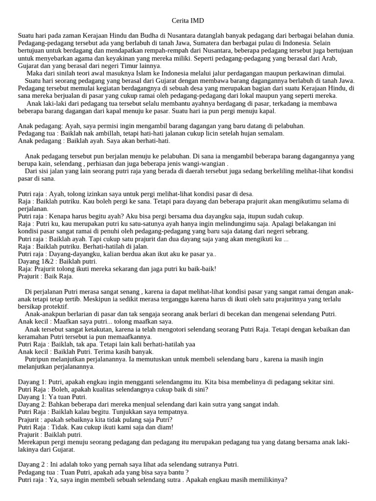 Cerita IMD | PDF