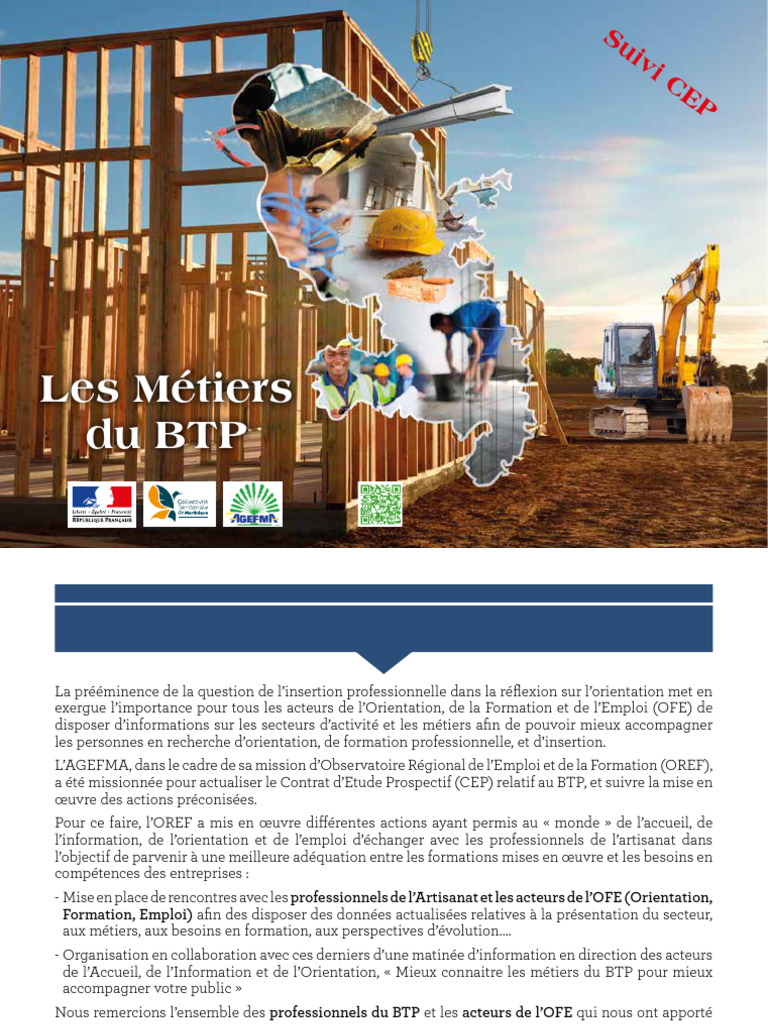 Metiers Du BTP | PDF