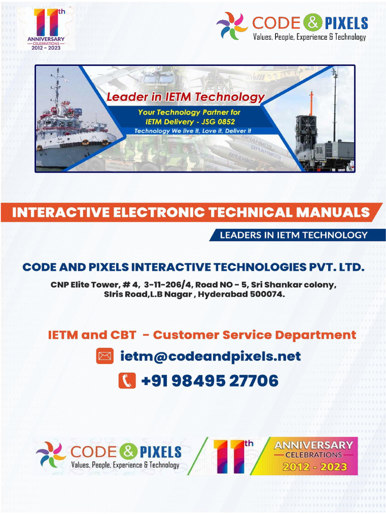 IETM Software and CBT Development Service Provider - Code and Pixels | PDF | Software | Login