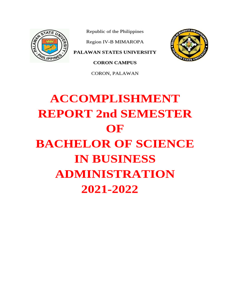 Accomplisment Report 2ND Sem 2022 | PDF