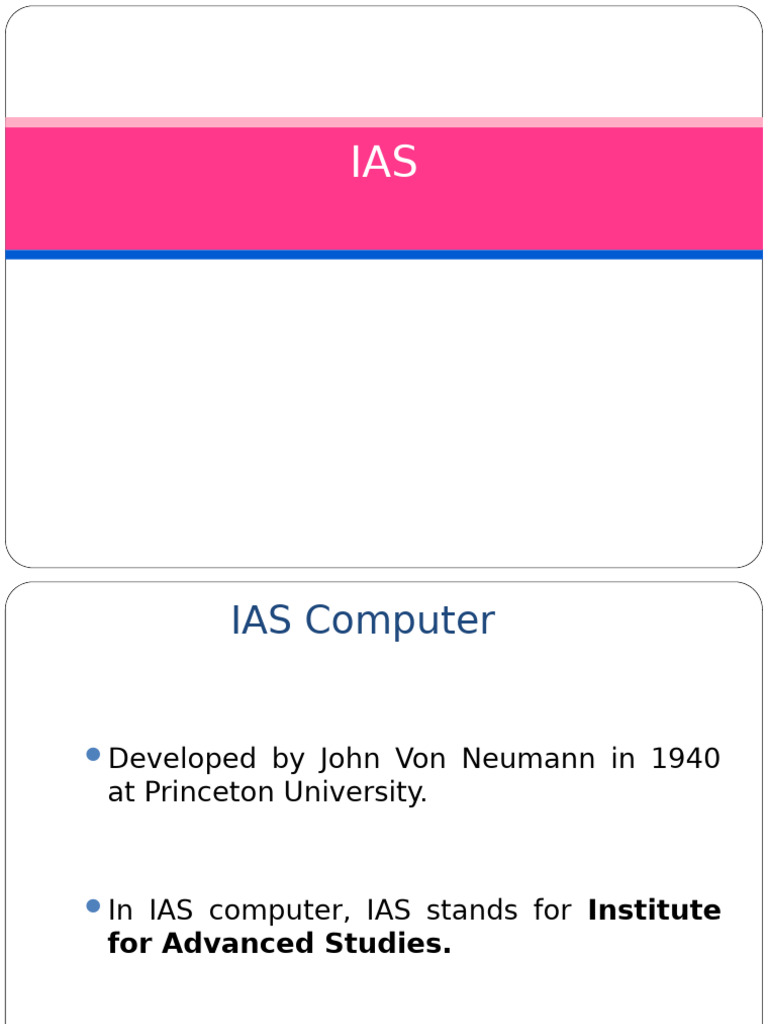 3 IAS Architecture 08-01-2024 | PDF