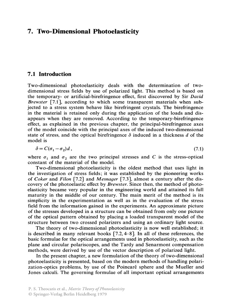 Photoelasticity | PDF