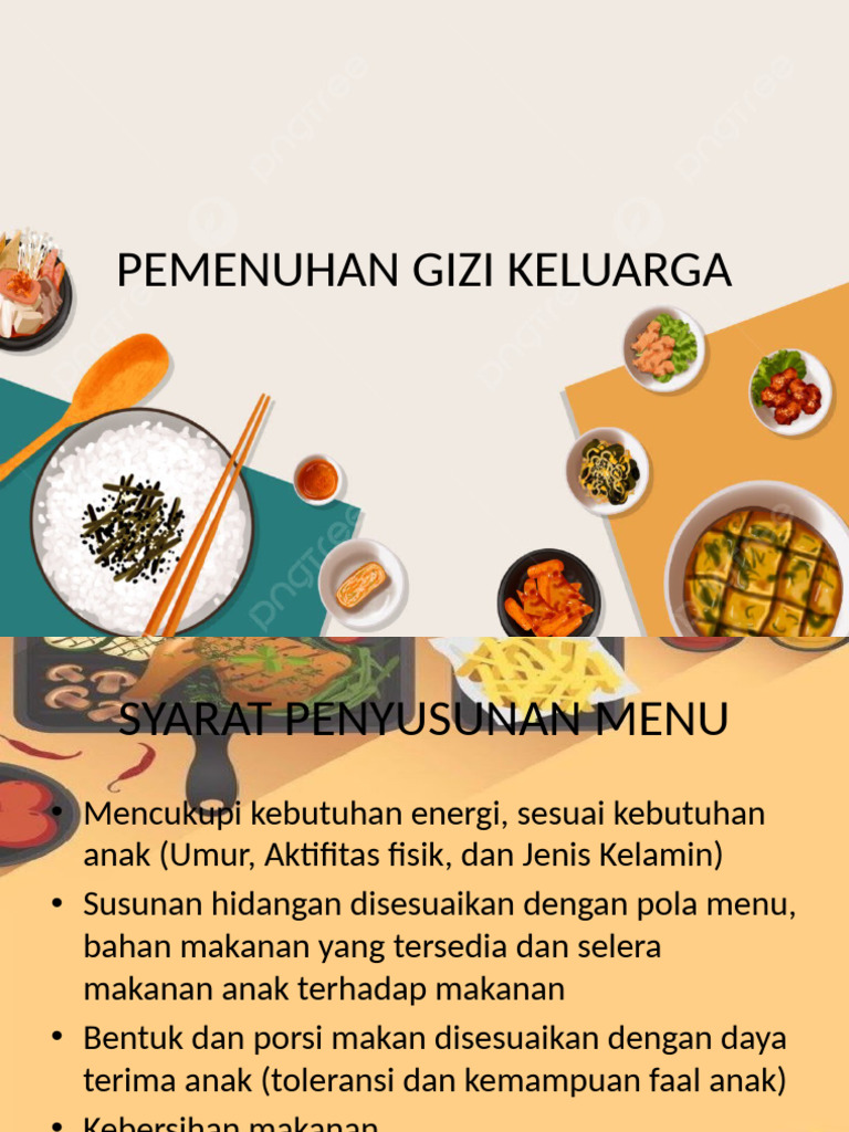 Pemenuhan Gizi Keluarga | PDF