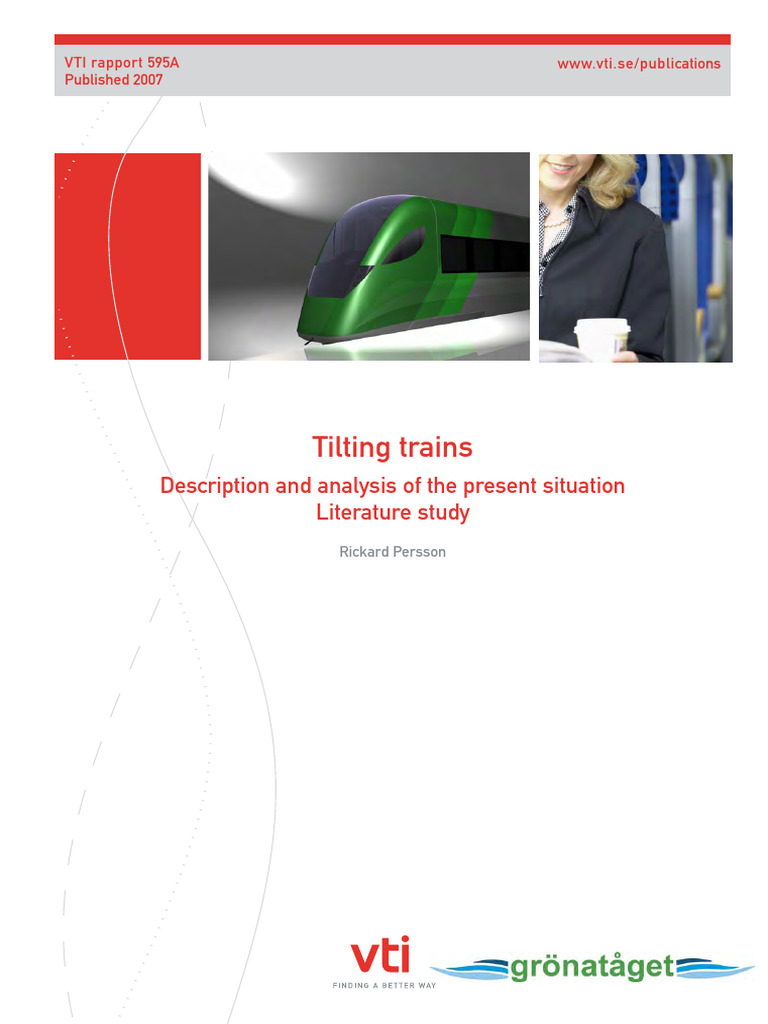 Descriptive Analysis of Tilting Trains | PDF