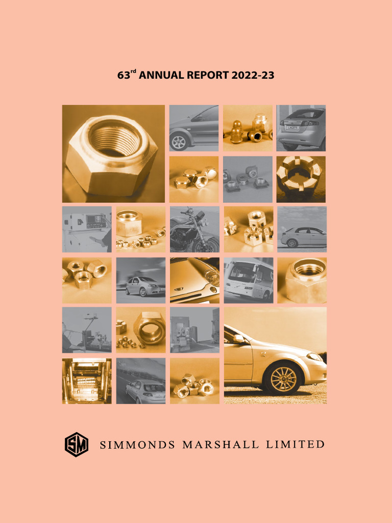 Simmonds Marshall Limited - AR - 2022 23 | PDF