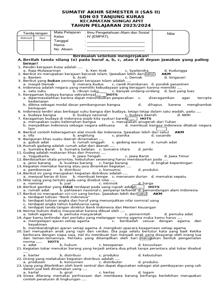 Ada Contoh Program Dan Modul P5 | PDF