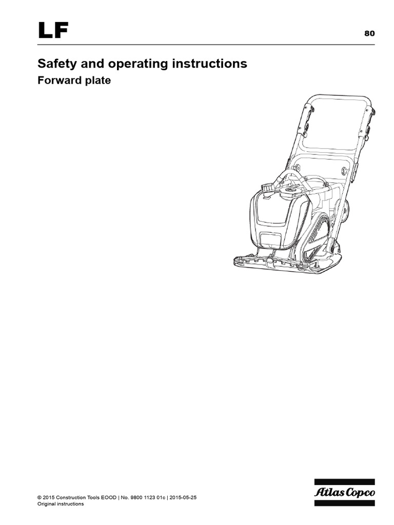 Safety and Operation Manual - LF80-11-17 | PDF