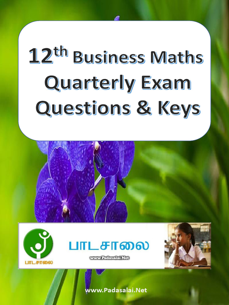 12th Business Maths | PDF