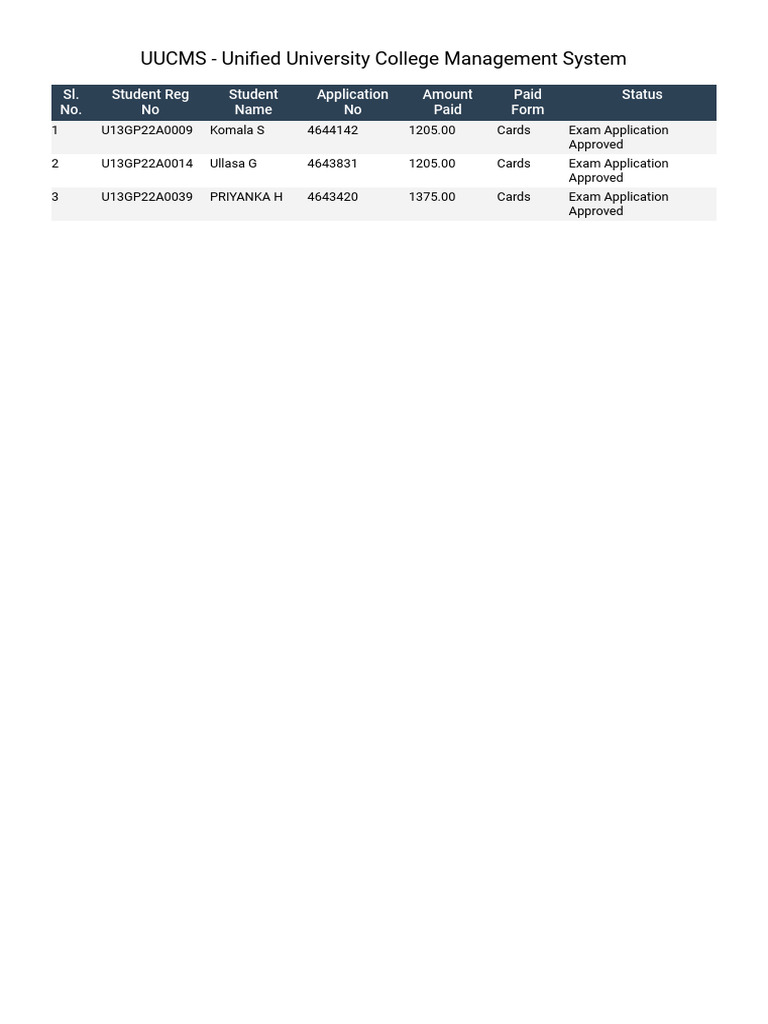 UUCMS - Unified University College Management System | PDF