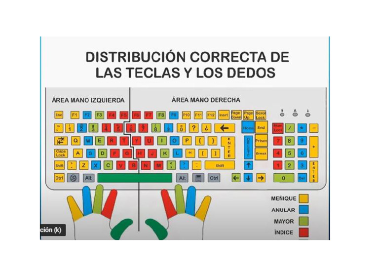 Distribución Correcta de Las Teclas y Los Dedos | PDF