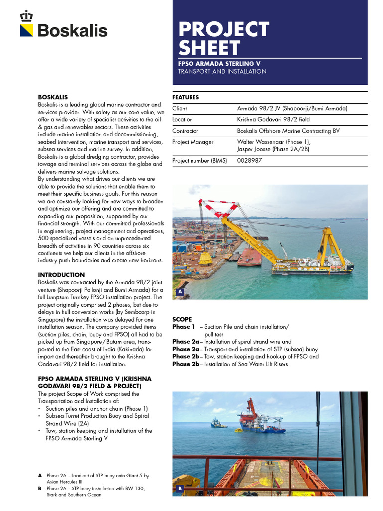 Singapore Fpso Armada Sterling V | PDF