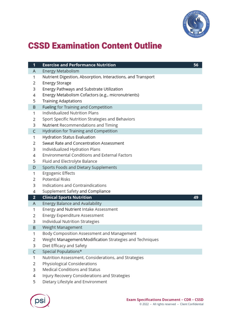 CDR CSSD ECO 2023 - Effective 11-2023 | PDF