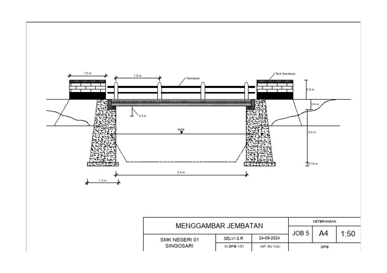 31 - Menggambar Jembatan-4 | PDF