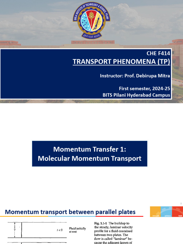 Momentum Transfer Part 1 | PDF