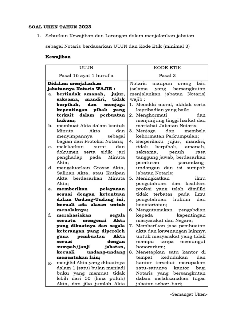 Review Soal Uken 2023-1 | PDF