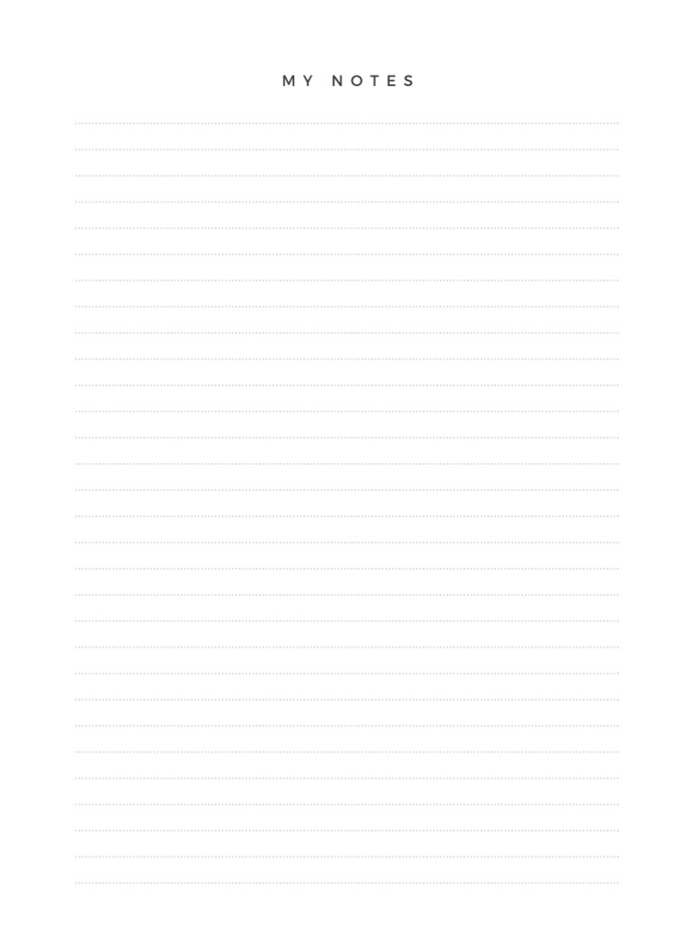Notebook Paper | PDF