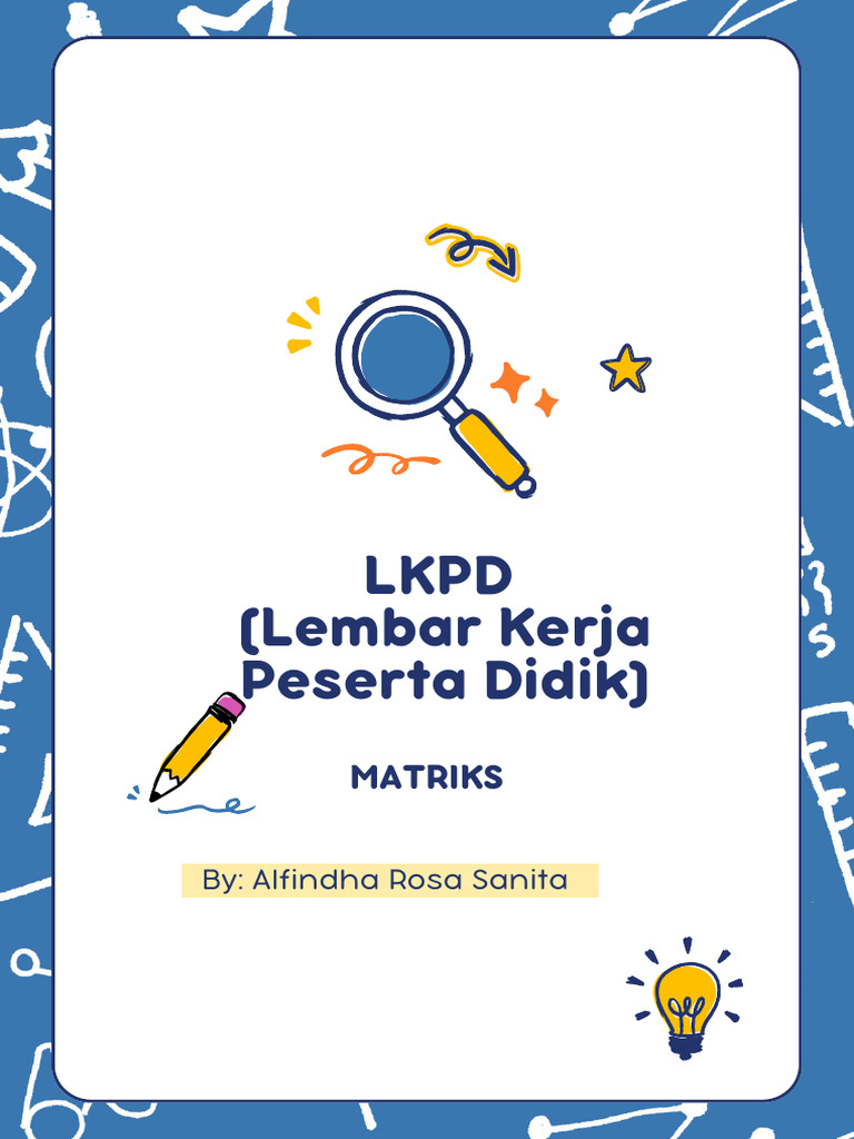 LKPD Matriks Xi B | PDF