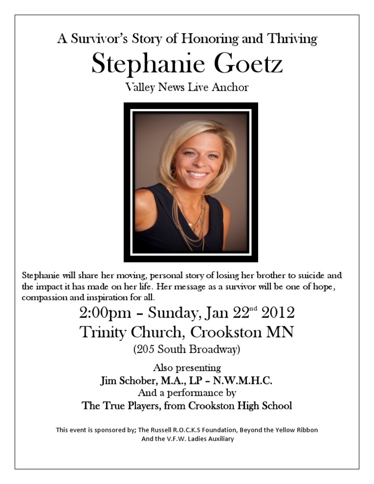 Stephanie Goetz: A Survivor's Journey | PDF