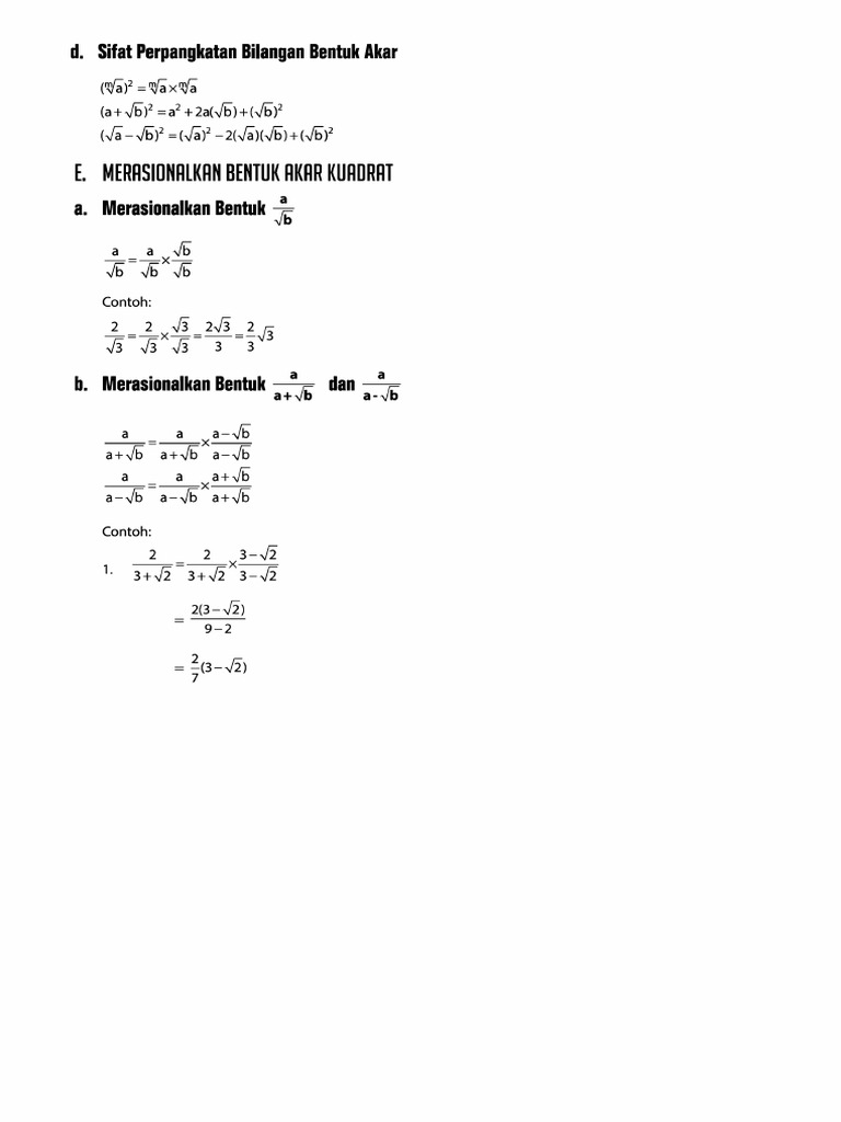 Pangkat Akar3 | PDF