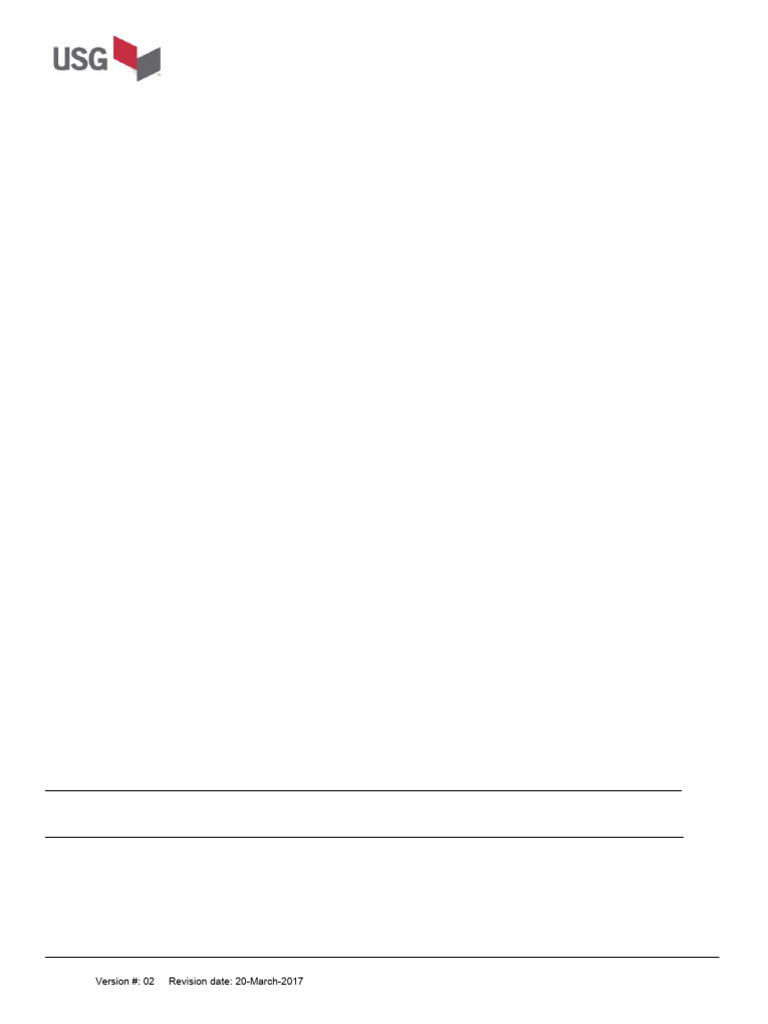 USG Pottery Plaster (Material Safety Data Sheet) | PDF | Dangerous ...