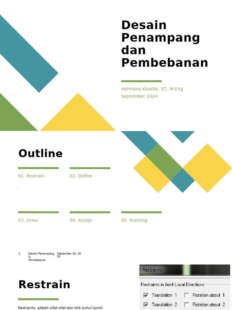 Desain Penampang dan Pembebanan Struktur | PDF