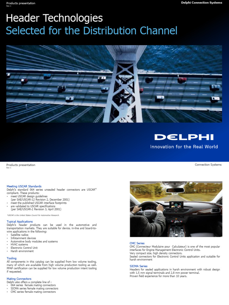 Delphi 15494614 Datasheet | PDF