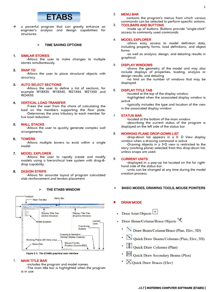 ETABS | PDF