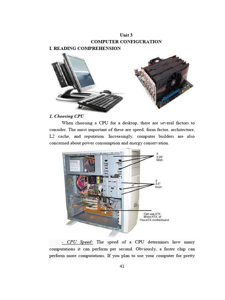 Unit 3 Computer Configuration | PDF